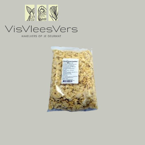 Amandelschaafsel van 500 gram – VisVleesVers